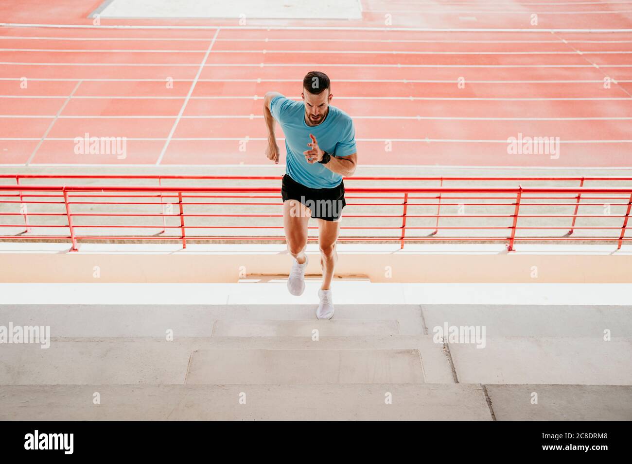 Male athlete in stadium hi-res stock photography and images - Alamy