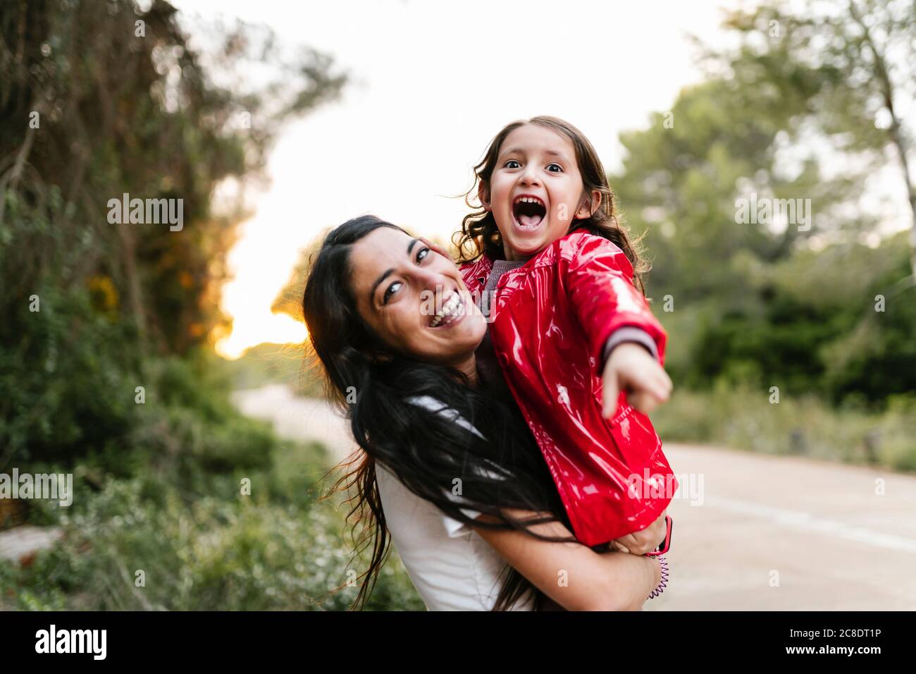 Laughing mother and daughter hi-res stock photography and images - Alamy
