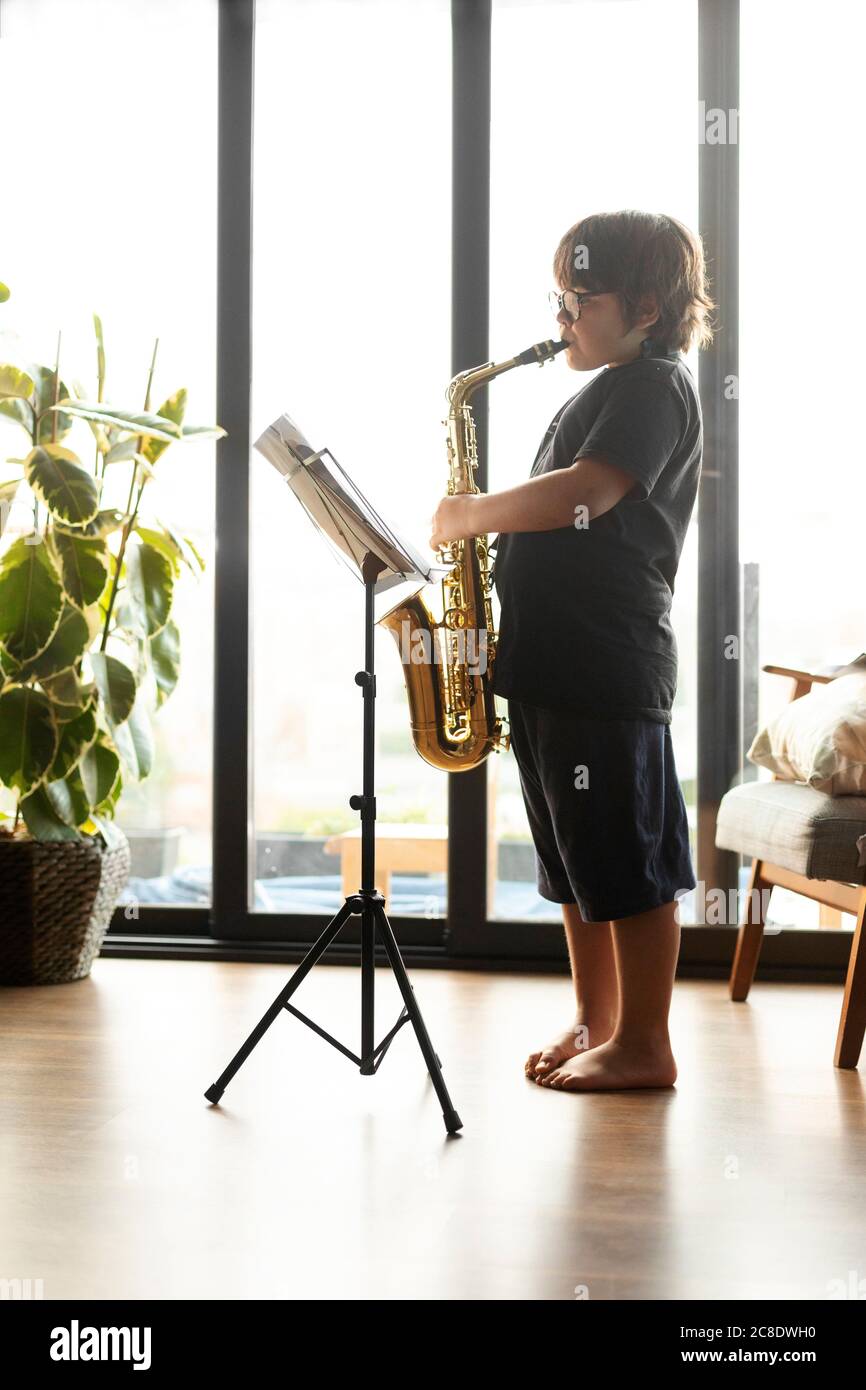 Children Playing Saxophone High Resolution Stock Photography and Images ...