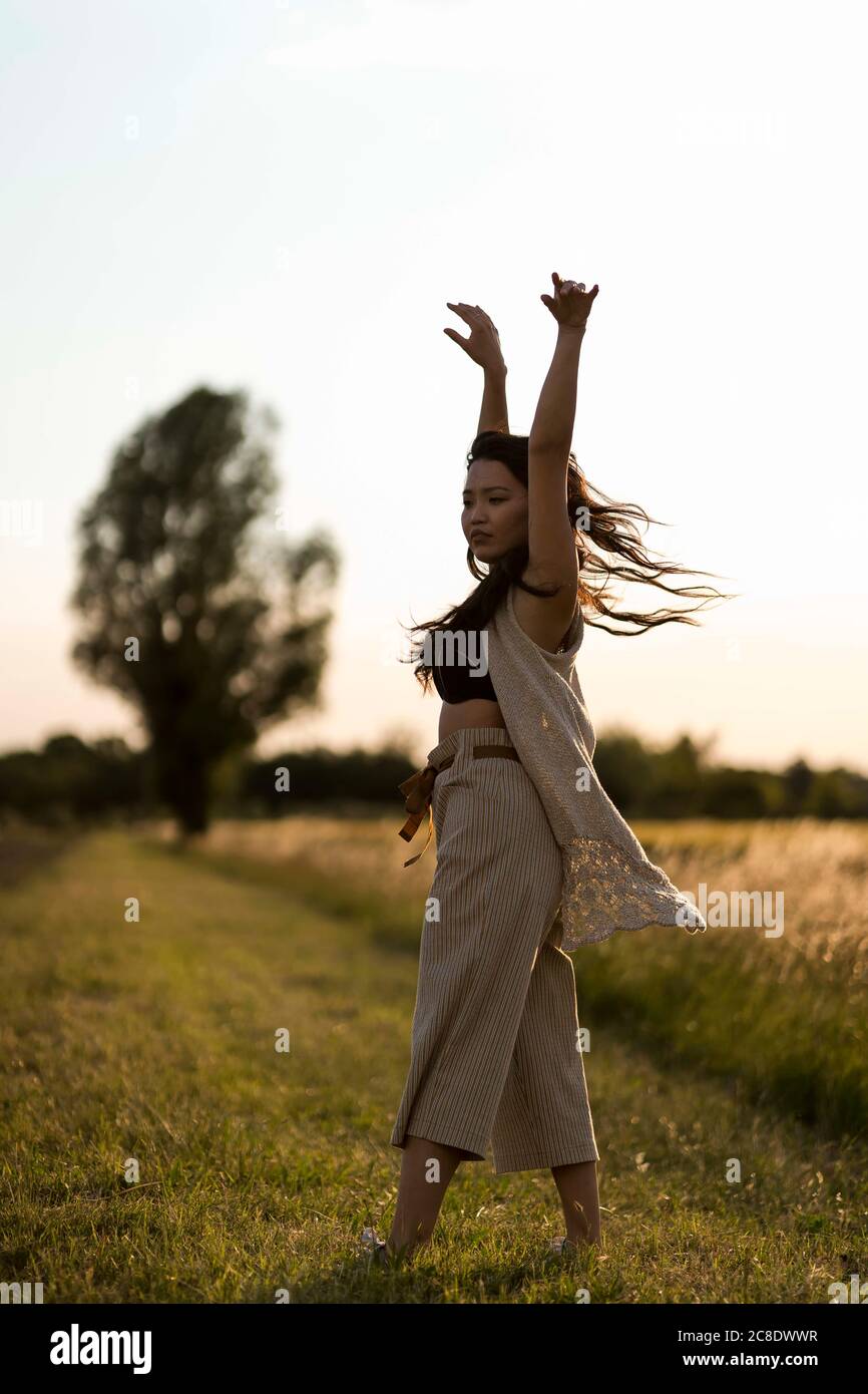 Person dancing alone hi-res stock photography and images - Alamy