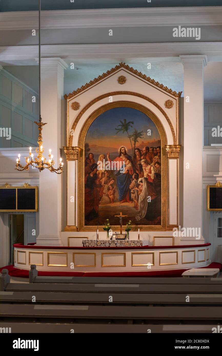 Lutheran church altar hi-res stock photography and images - Alamy