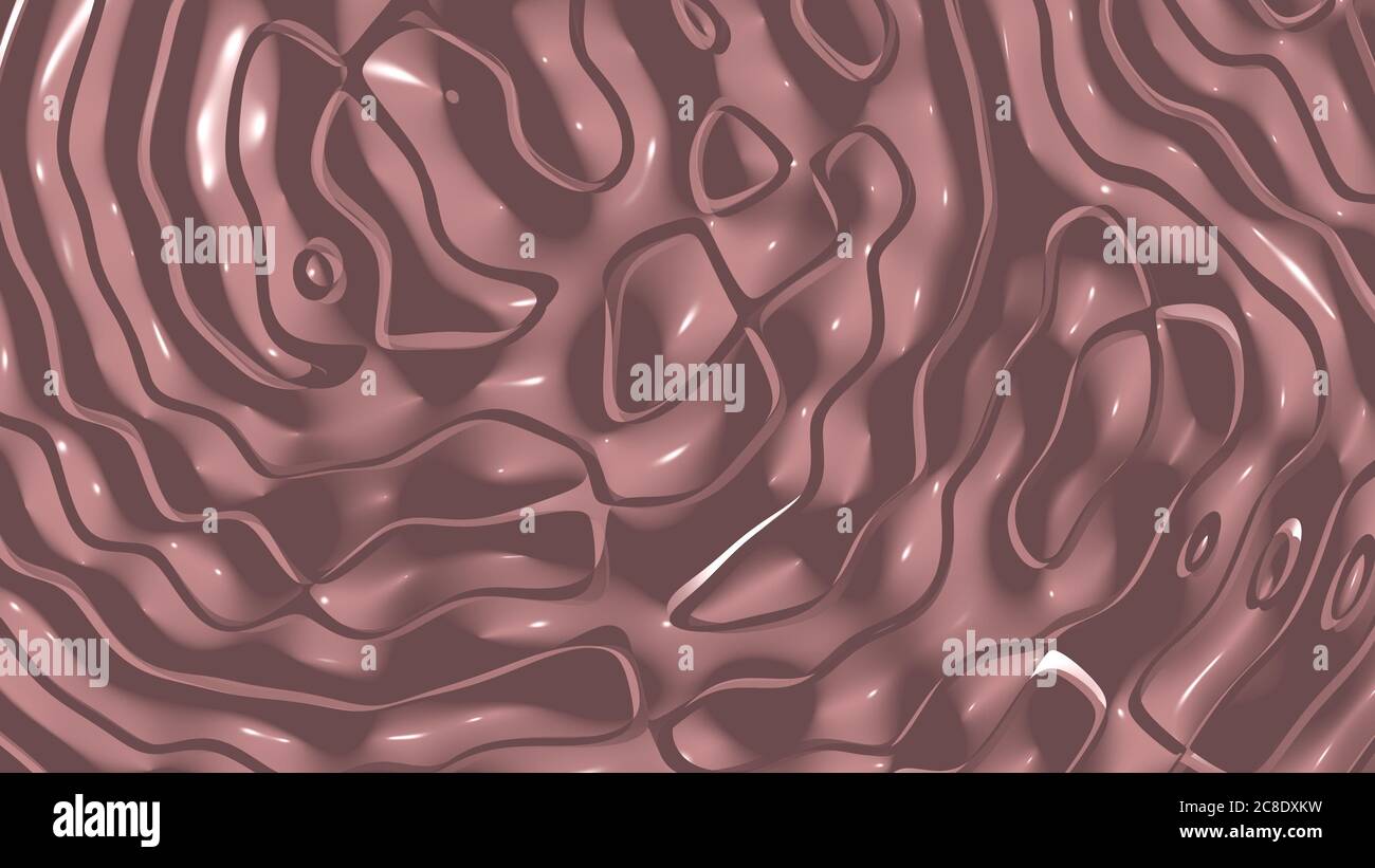 Plain 3D abstract background of monochromic Rose vale color with shadow ...