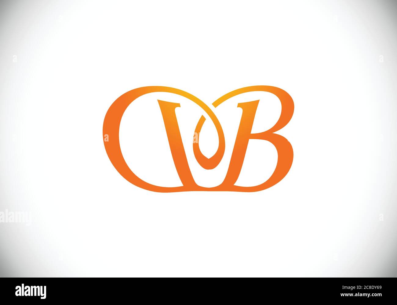 Initial Monogram Letter D B Logo Design Vector Template. D B Letter ...