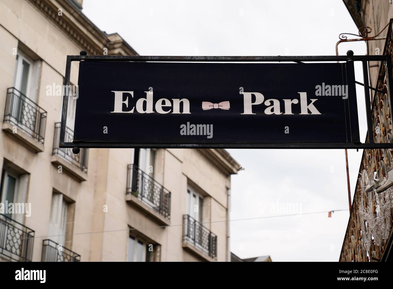 Bordeaux , Aquitaine / France - 07 22 2020 : Eden Park sign logo for ...