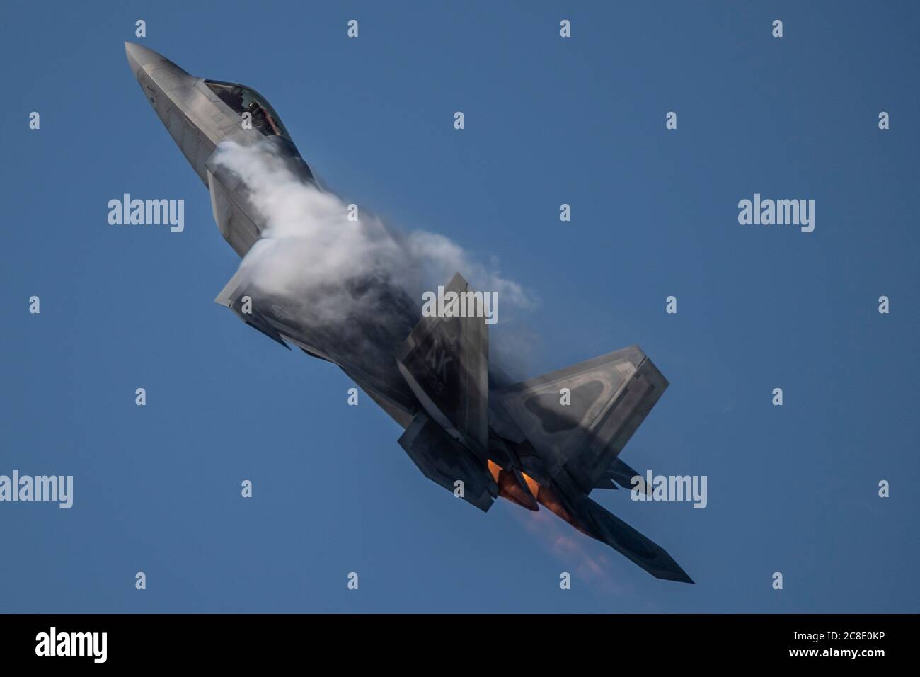 U.S. Air Force Maj. Josh Cabo Gunderson, F-22 Raptor Demonstration Team ...