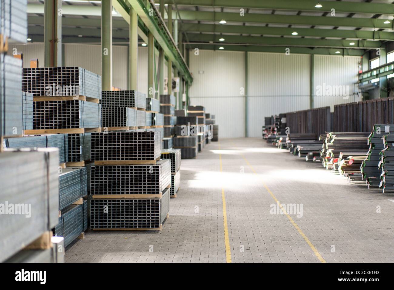Storehouse in a factory Stock Photo - Alamy