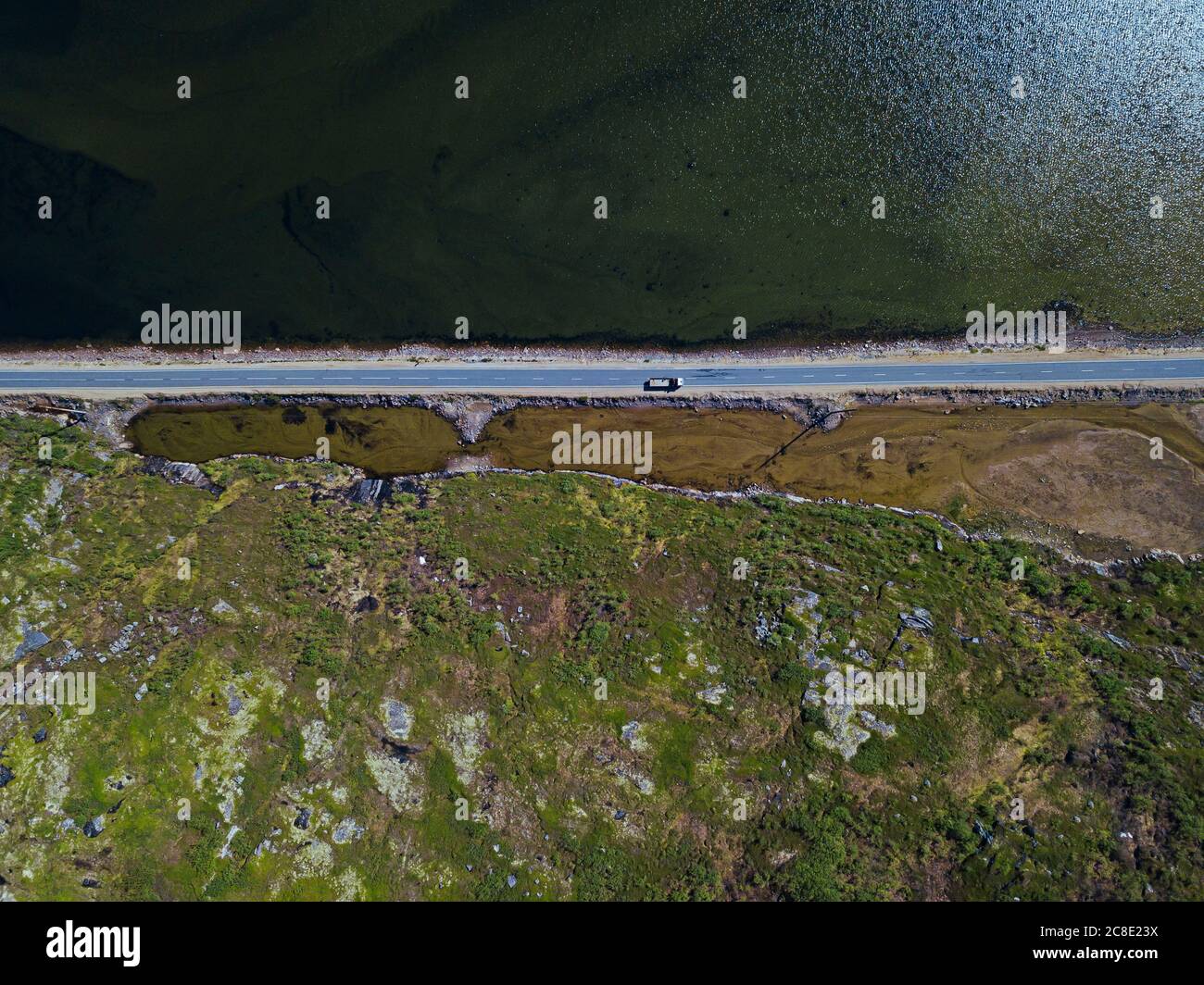 Overhead coastal road hi-res stock photography and images - Alamy