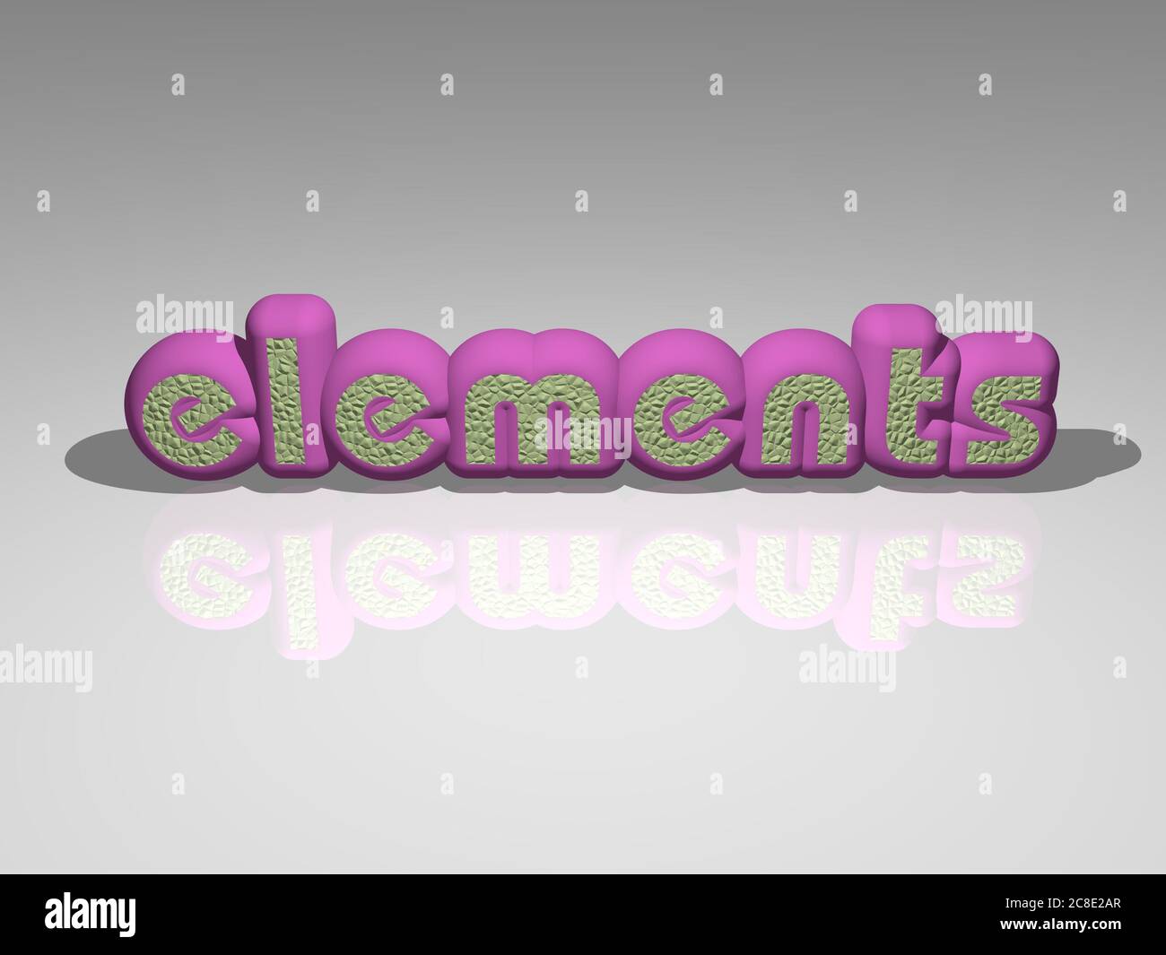 Colorful 3D elements illustration with light perspective and shades, an ...