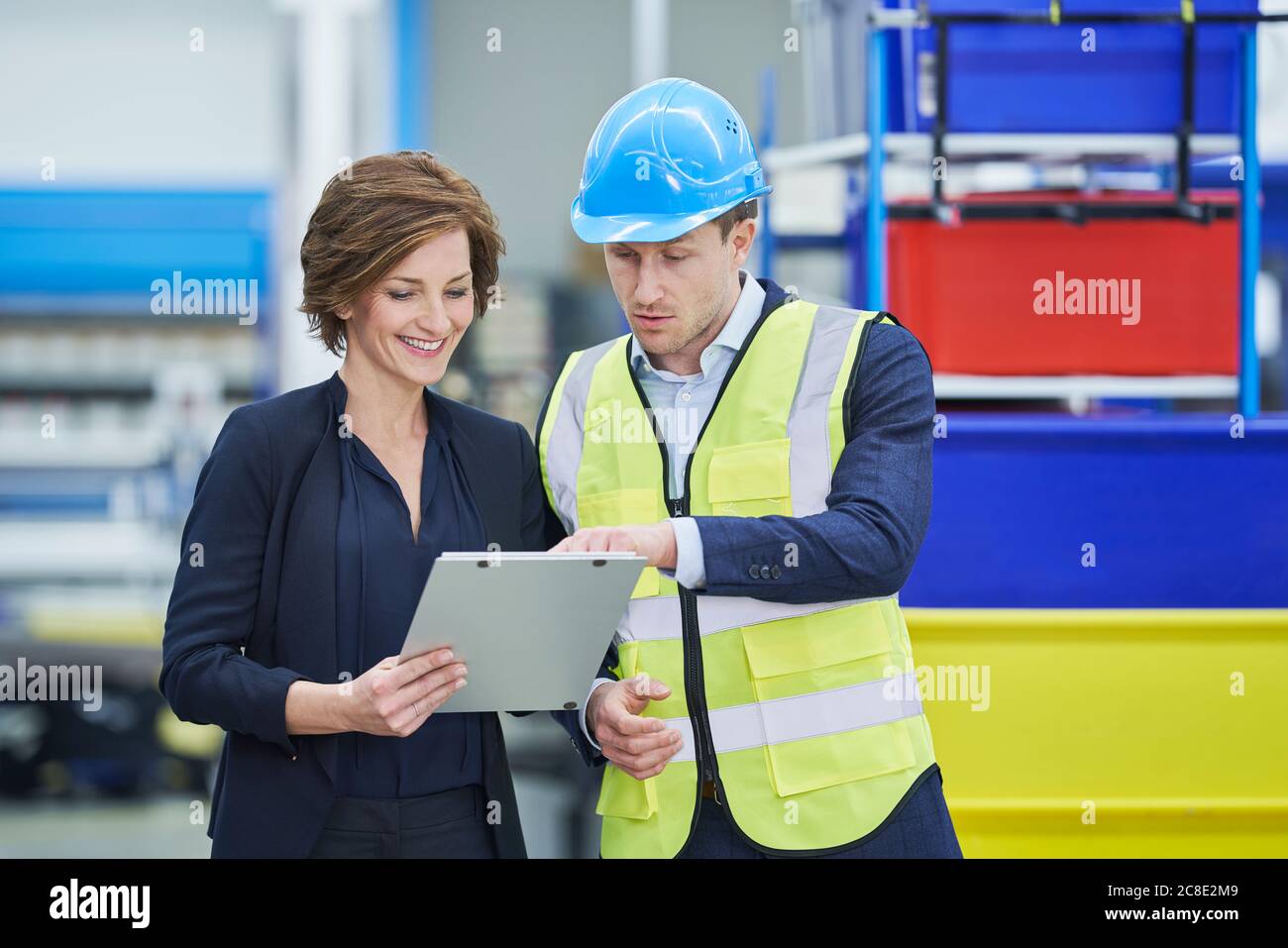 Factory supervisor with clipboard hi-res stock photography and images ...