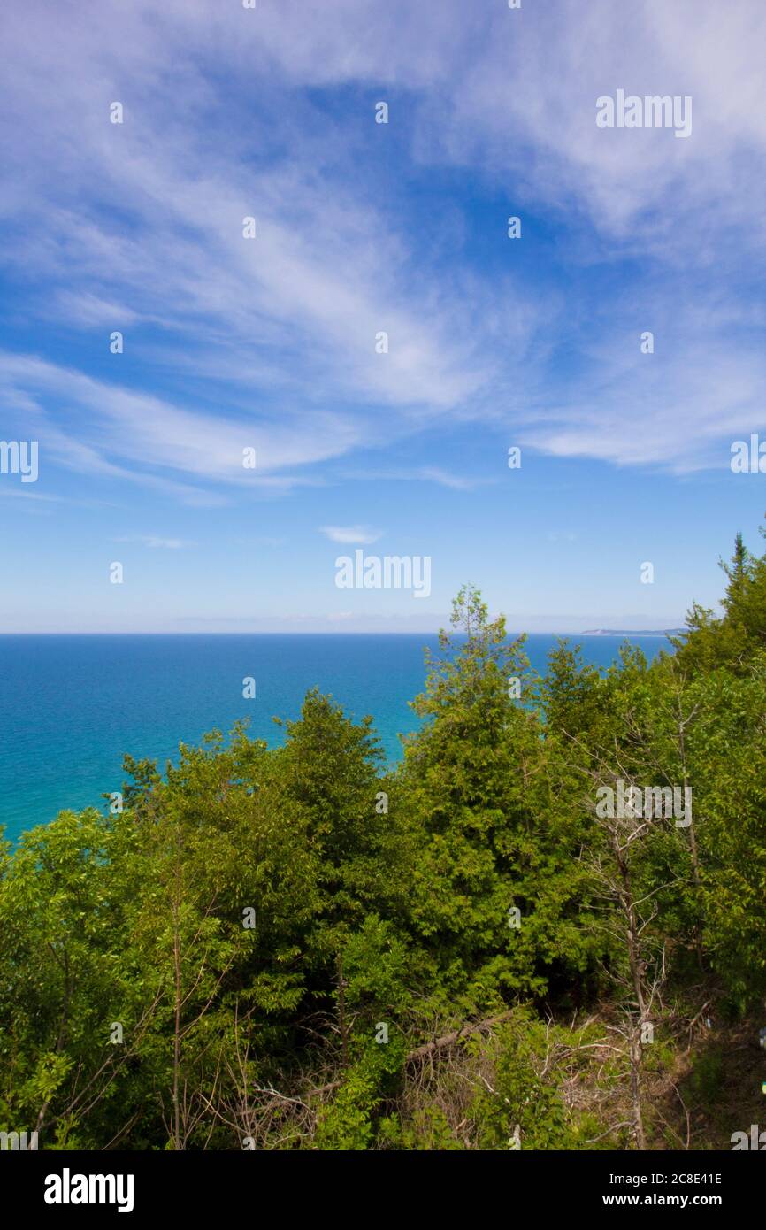 Inspiration Point, Arcadia, Michigan Stock Photo - Alamy