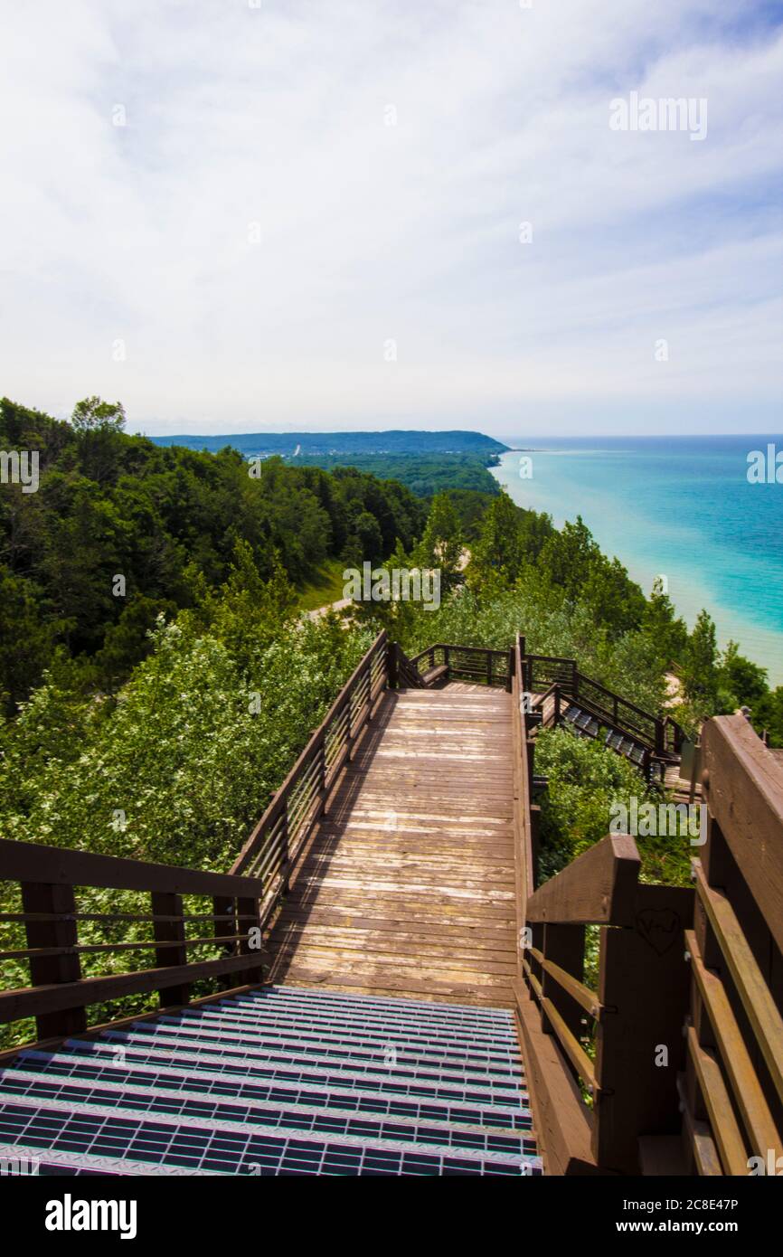 Inspiration Point, Arcadia, Michigan Stock Photo - Alamy