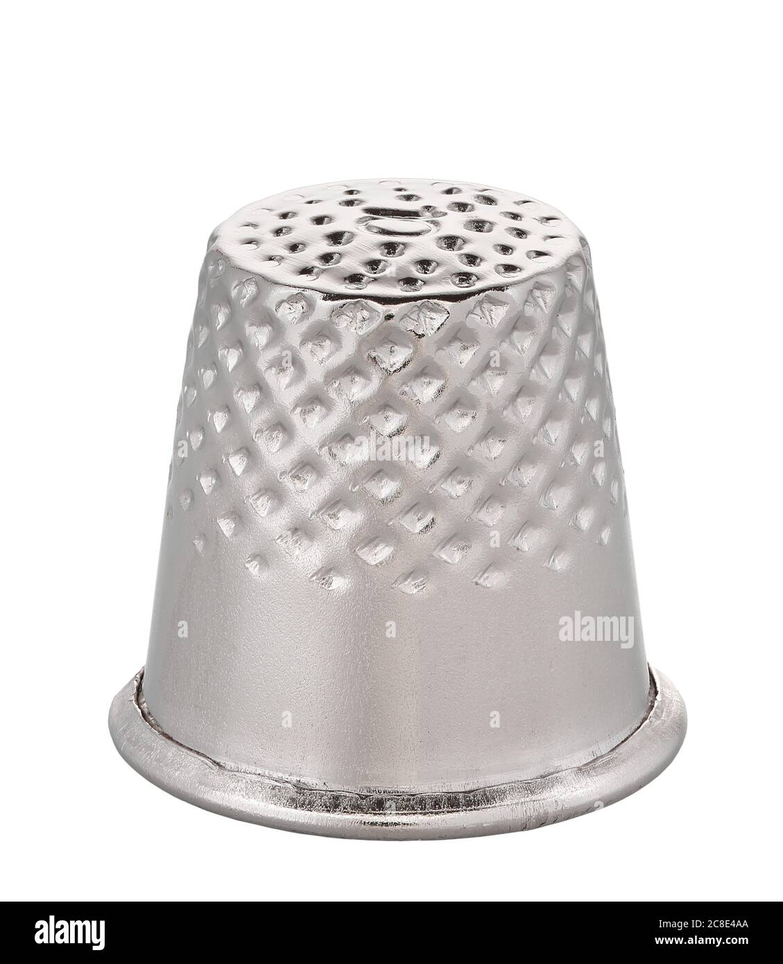 closeup of thimble isolated on white Stock Photo - Alamy