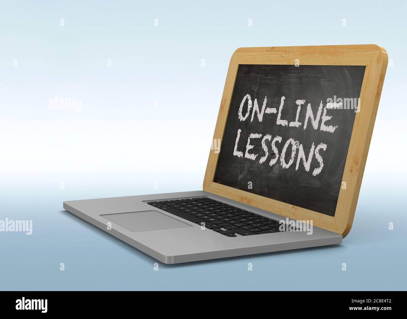 Online Lessons Concept - 3D Stock Photo - Alamy