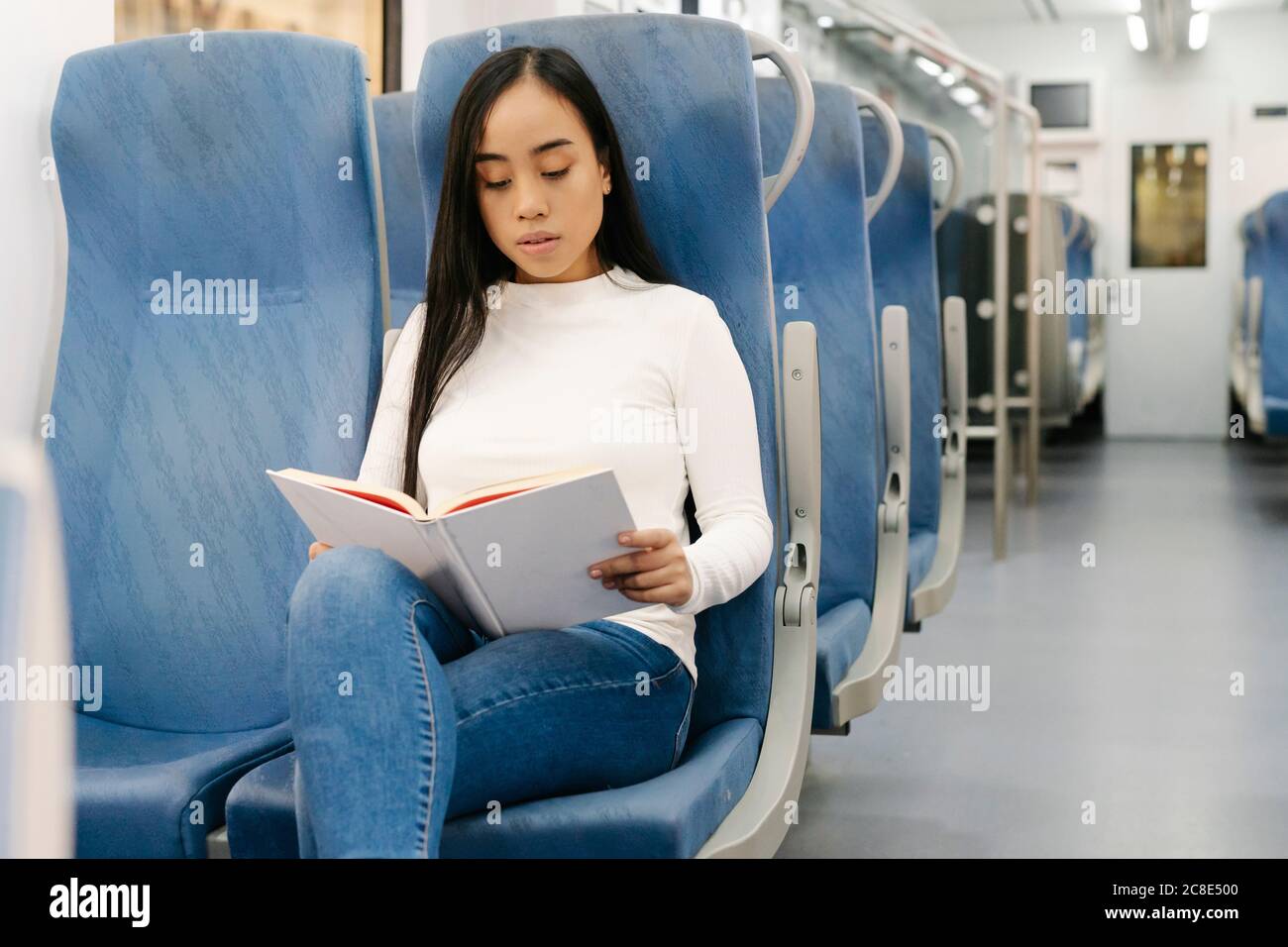 Crossed legs train hi-res stock photography and images - Alamy