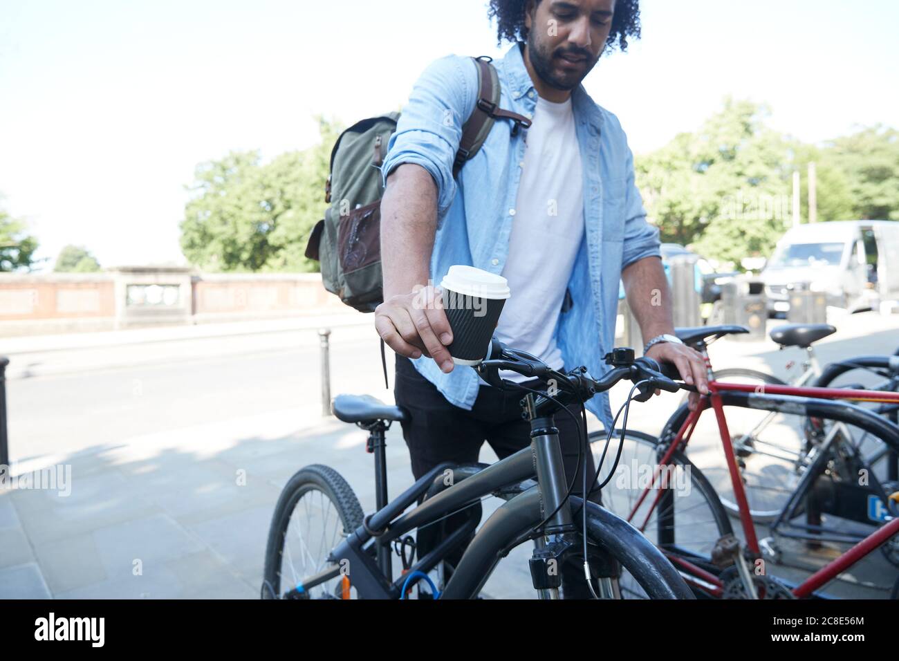 Bicycle rack on train hi-res stock photography and images - Alamy