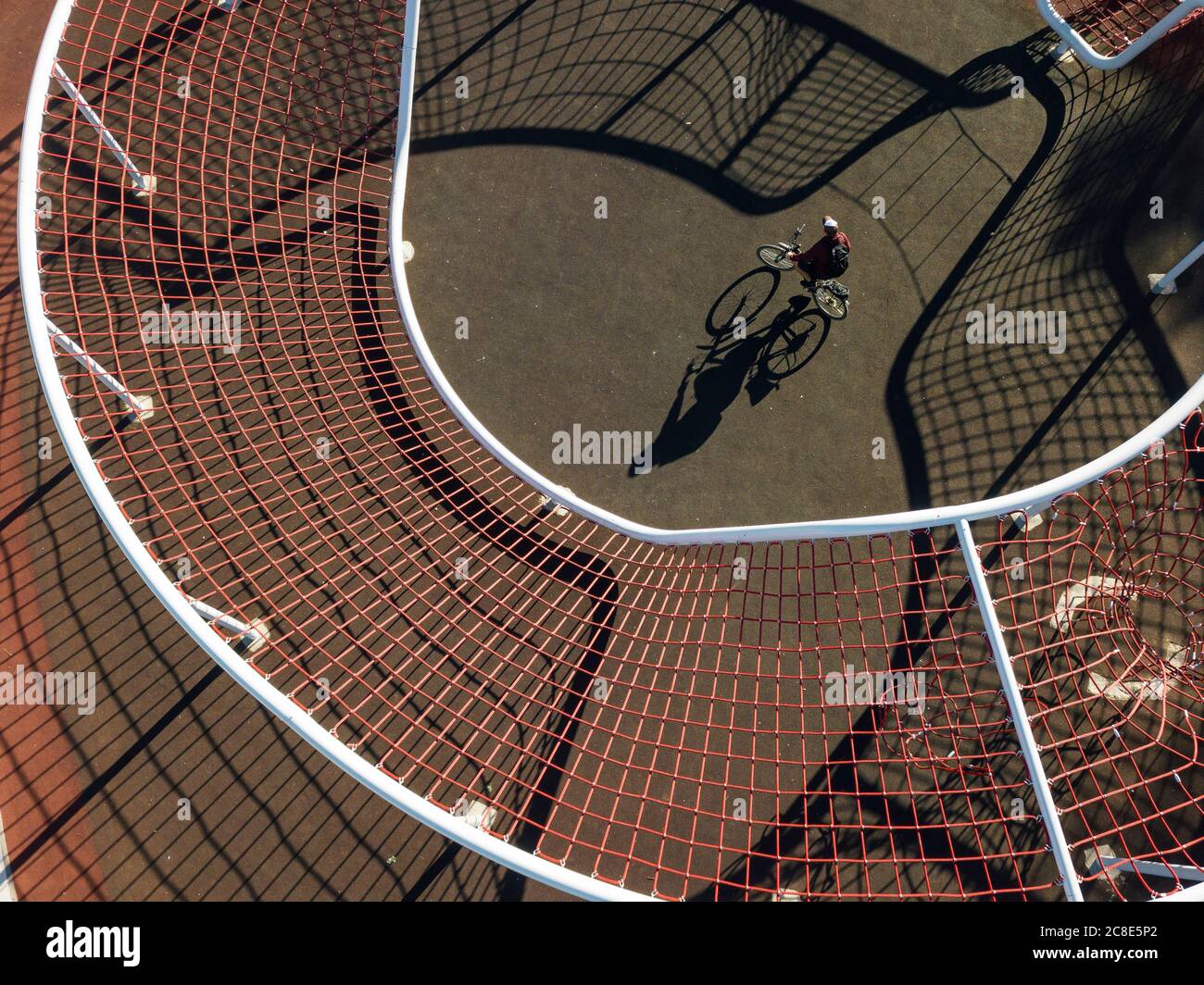 Cycling aerial hi-res stock photography and images - Alamy