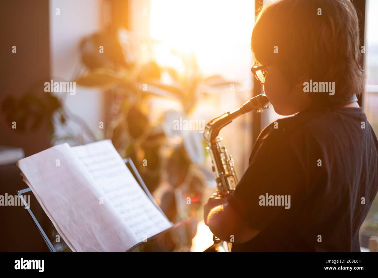 Children Playing Saxophone High Resolution Stock Photography and Images ...