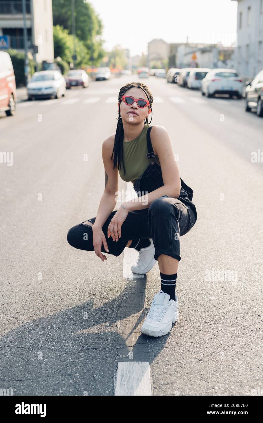 Real people young woman street hi-res stock photography and images - Alamy