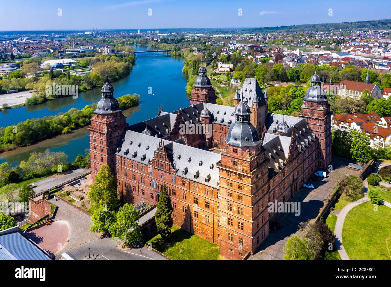 Architecture aschaffenburg bavaria building hi-res stock photography ...