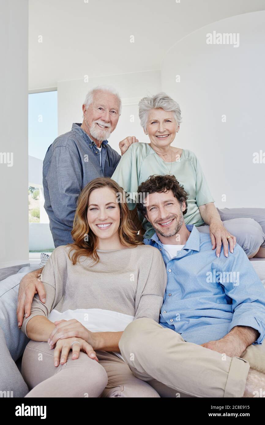 Senior parents children hi-res stock photography and images - Alamy