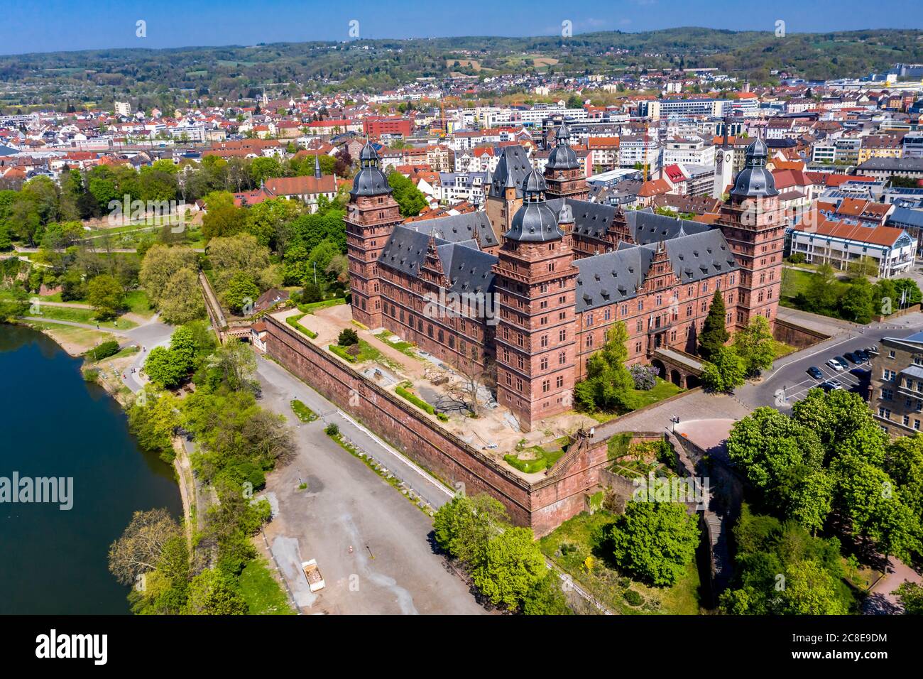 Architecture aschaffenburg bavaria building hi-res stock photography ...