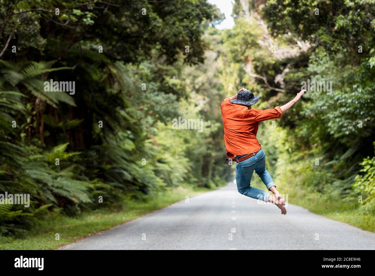 People jumping in air excited happy hi-res stock photography and images ...