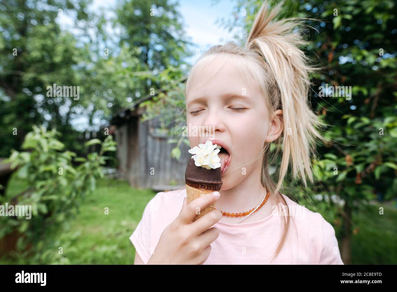 Edible jasmine flowers hi-res stock photography and images - Alamy