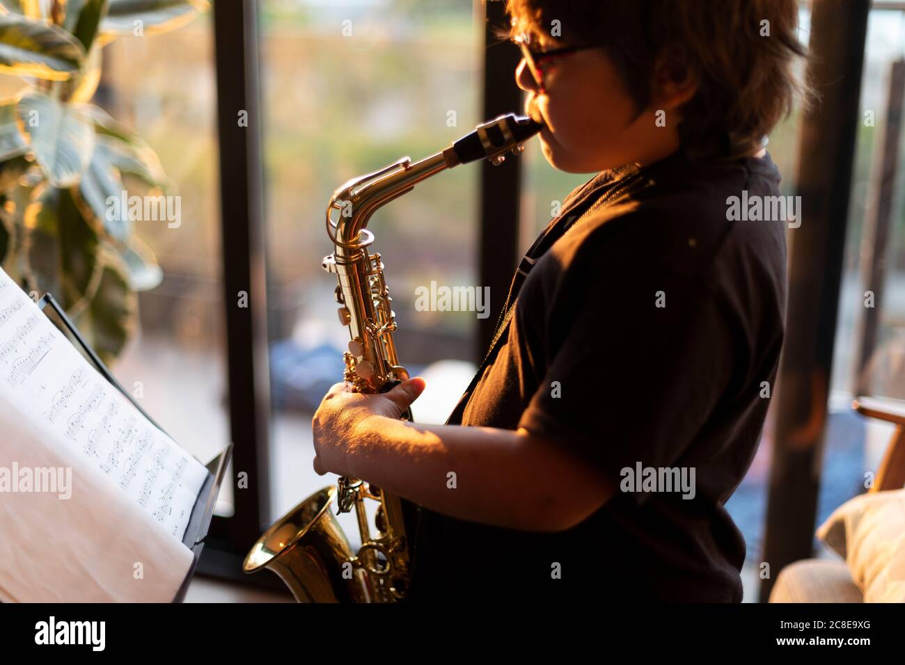 Children Playing Saxophone High Resolution Stock Photography and Images ...
