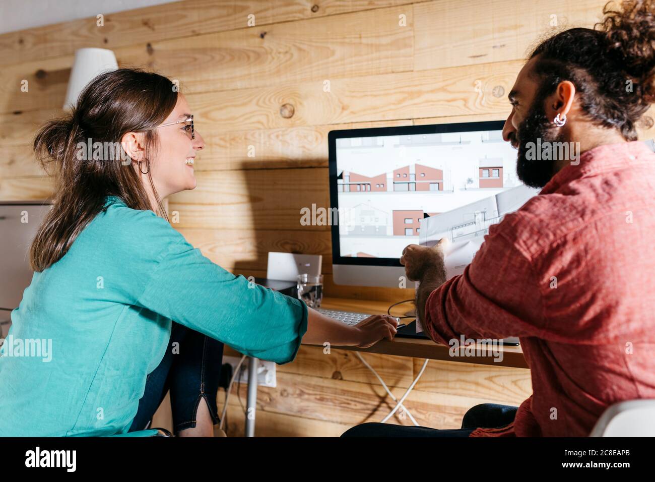 Young architects hi-res stock photography and images - Alamy