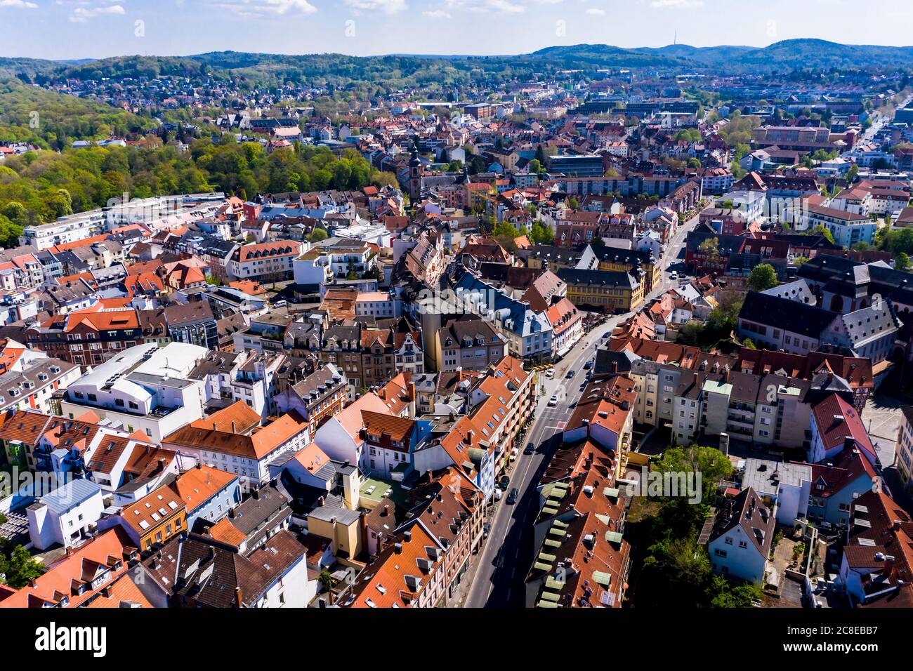 Architecture aschaffenburg bavaria building hi-res stock photography ...