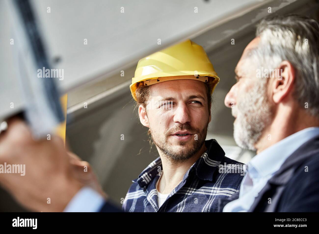 Construction talking attic hi-res stock photography and images - Alamy