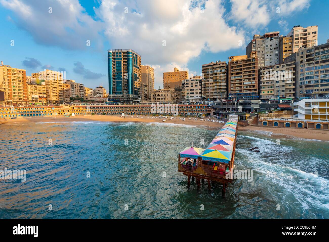 Beach alexandria egypt hi-res stock photography and images - Alamy