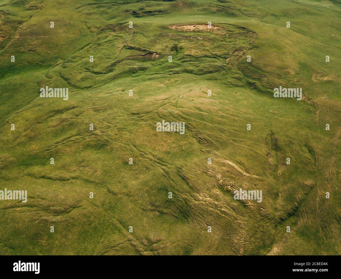 Bird view of green spring hills Moldova landscape Stock Photo - Alamy