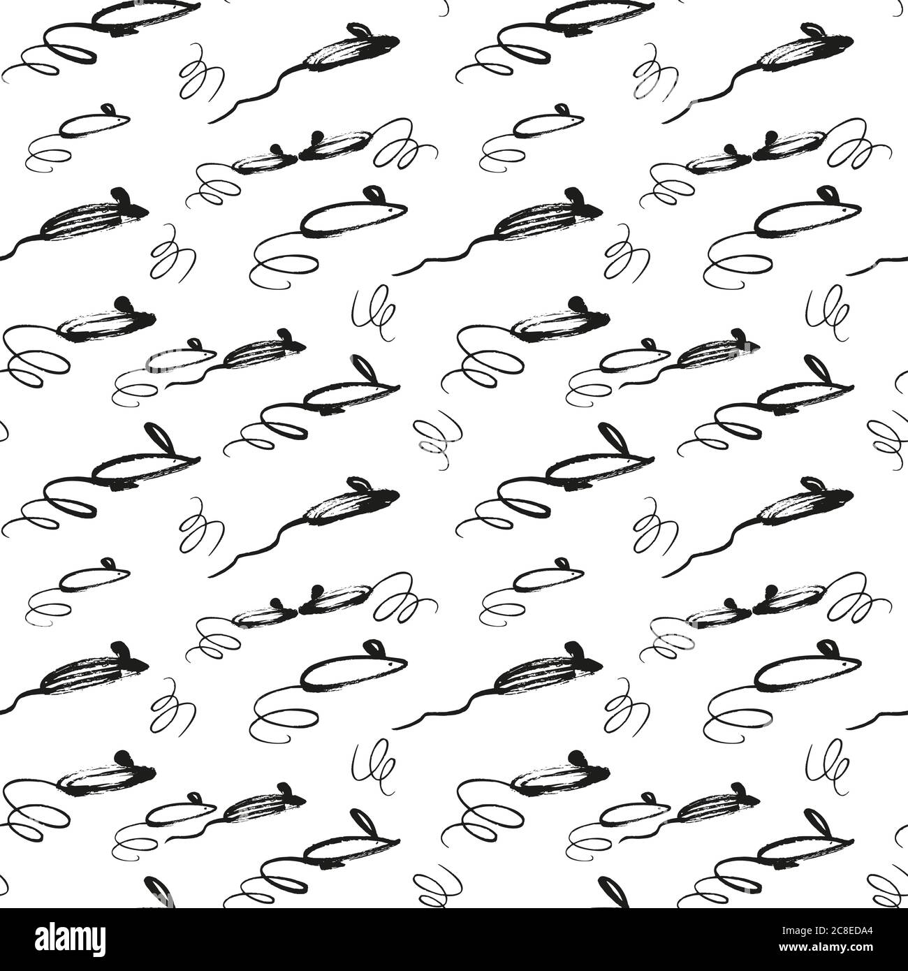 Simple black white mouse cartoon hi-res stock photography and images ...