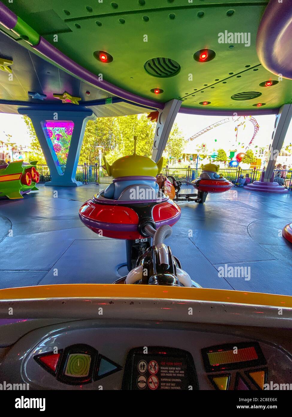 Orlando,FL/USA-11/27/19: Alien Swirls ride in Toy Story Land at ...
