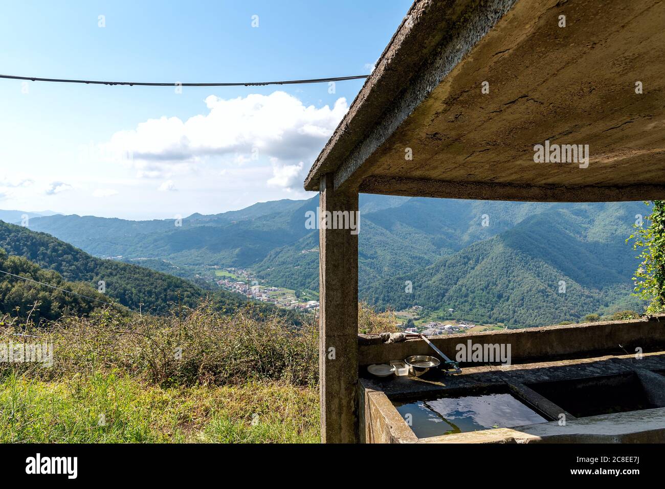 View of the Village Costa di Soglio - ancient residential nucleus in ...