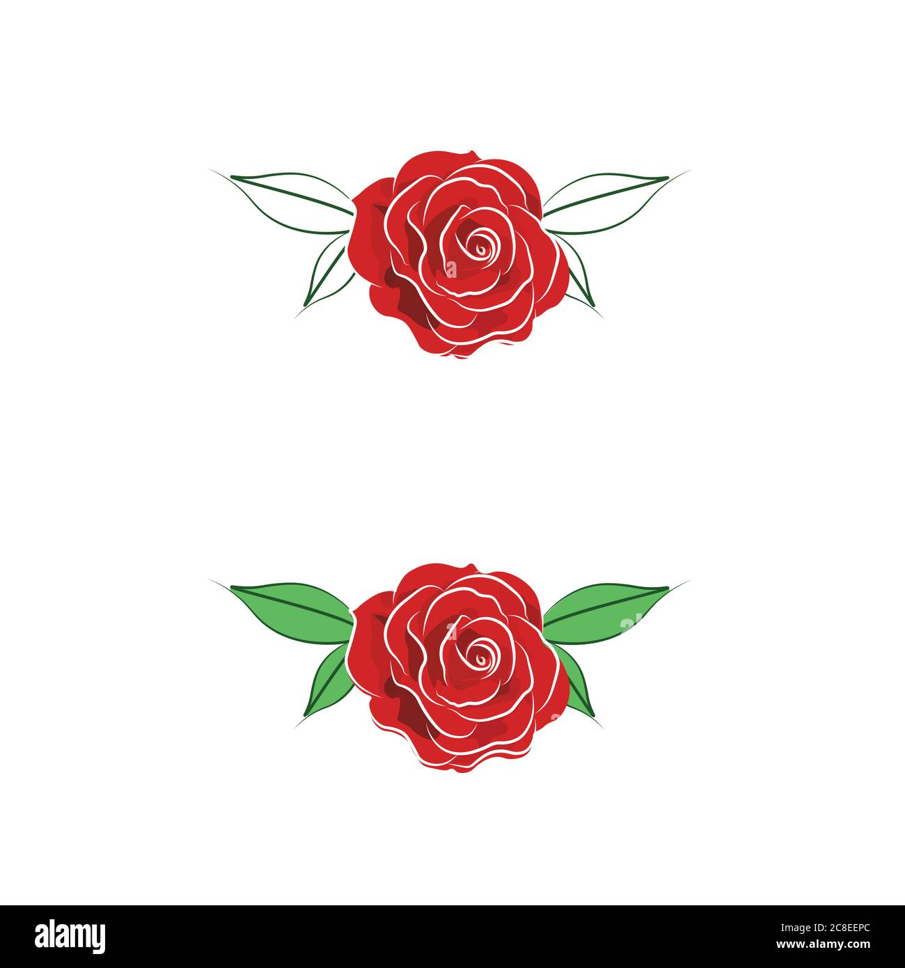 RED ROSES IN ICONS Stock Vector Image & Art - Alamy