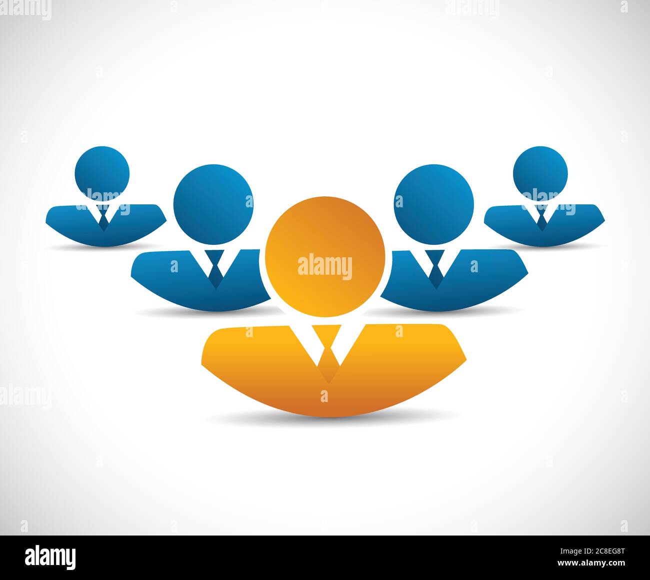 Avatar business team illustration design over a white background Stock ...