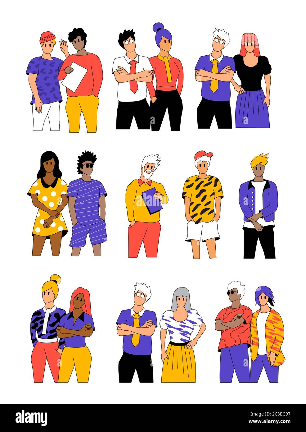 Service to individuals Stock Vector Images - Alamy