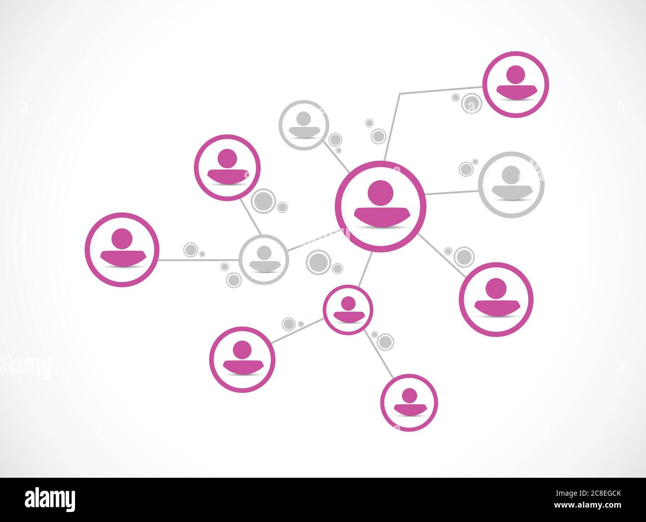 Girl group a pink Stock Vector Images - Alamy