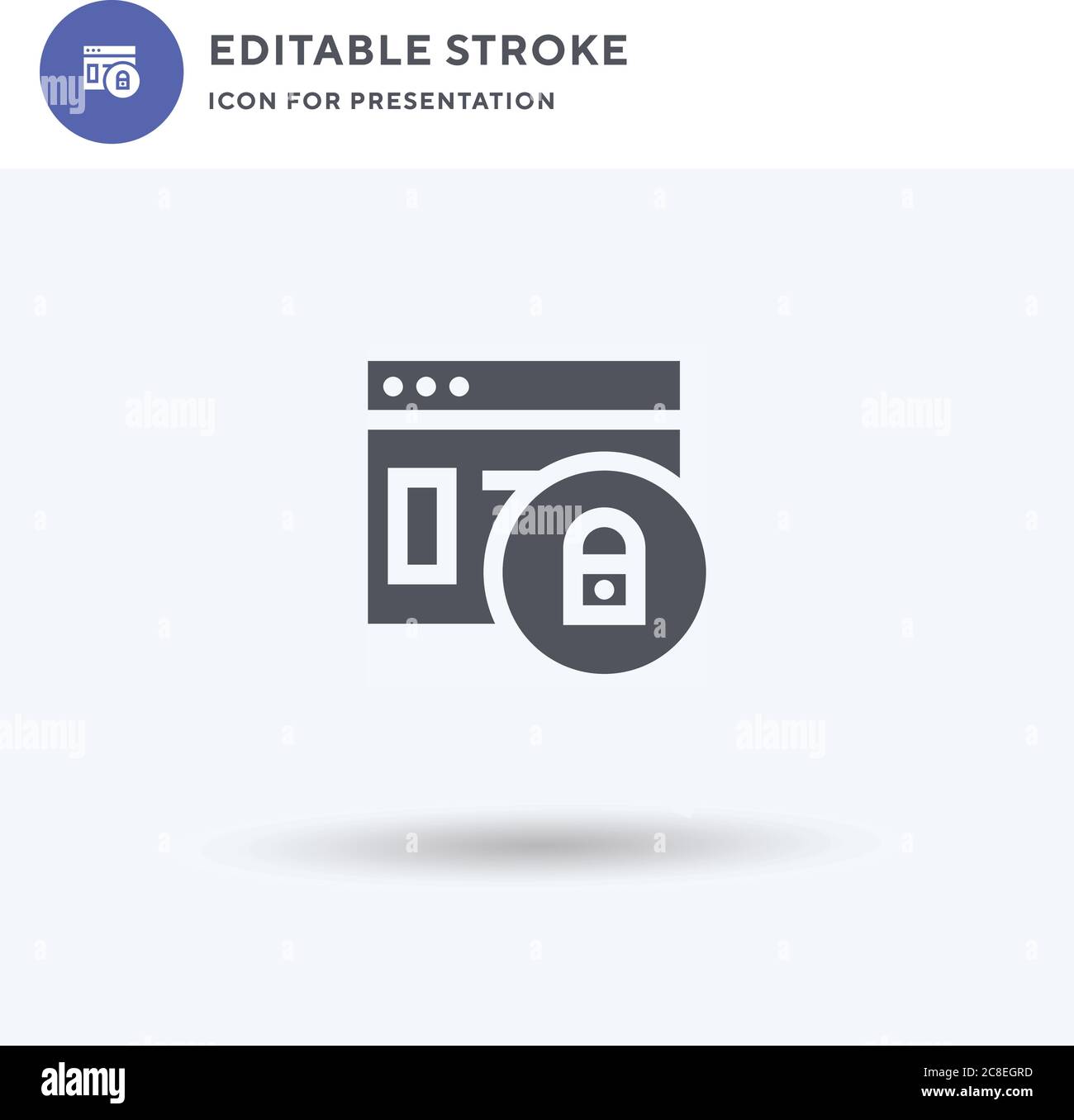 Spyware icon vector, filled flat sign, solid pictogram isolated on ...