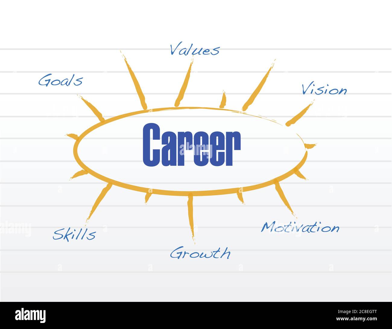 Career model illustration design over a white background Stock Vector ...