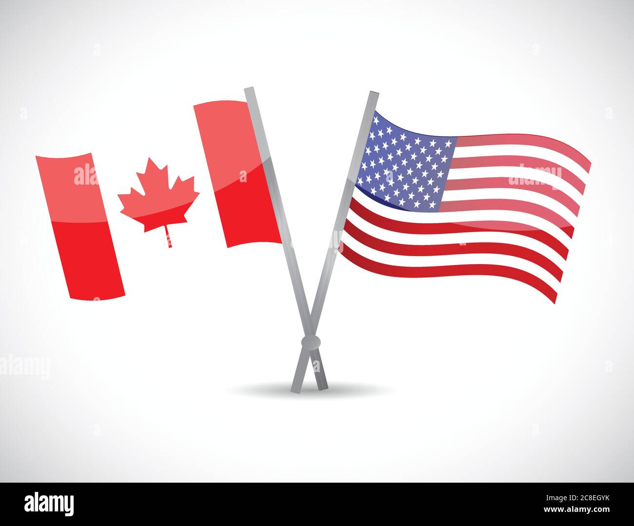 Us canada partnership Stock Vector Images - Alamy