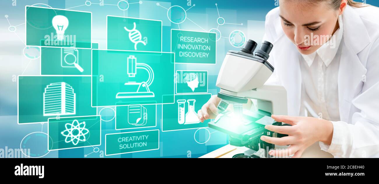 Doctor with Medical Healthcare Research Concept Stock Photo - Alamy