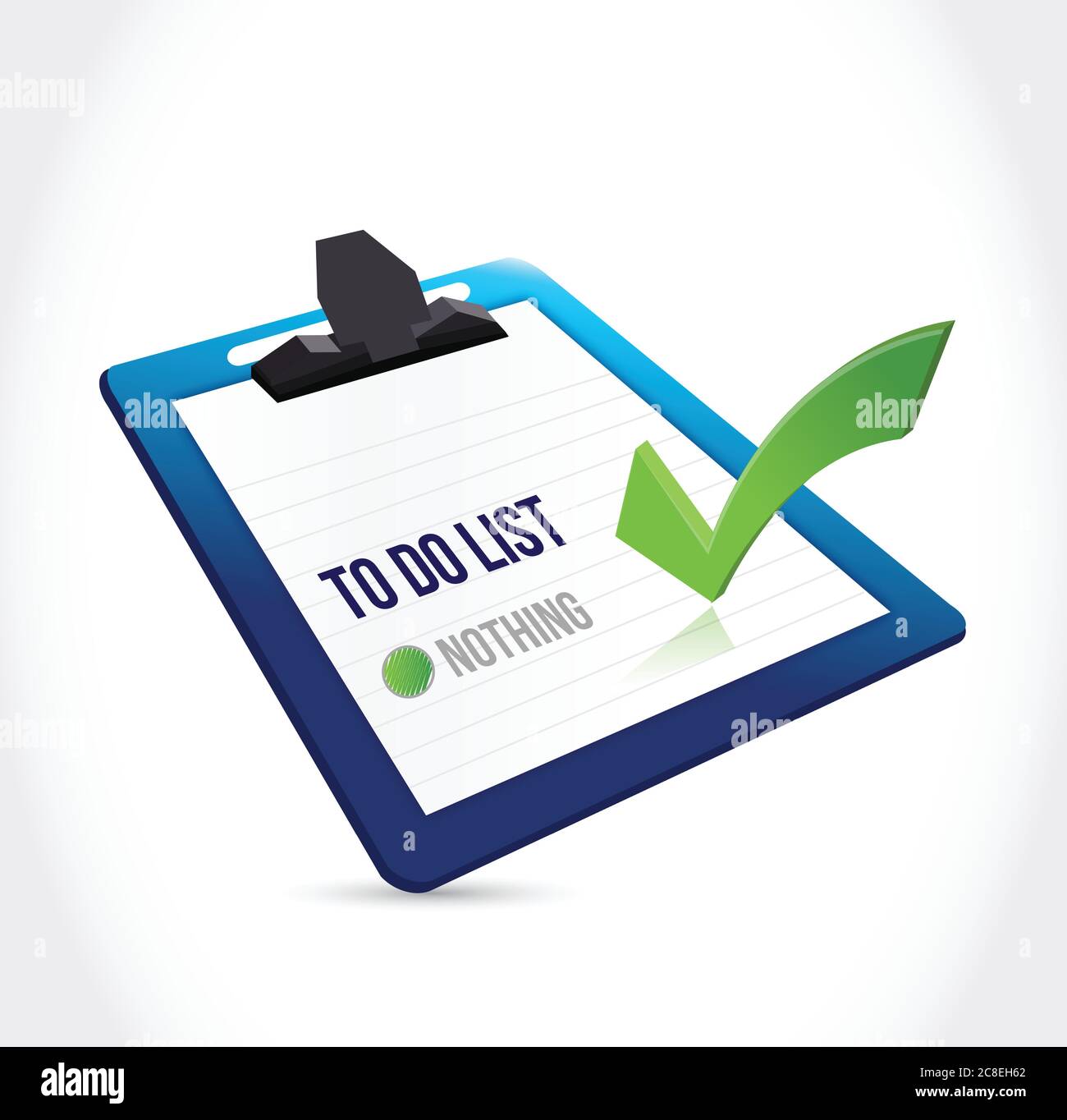 To do list clipboard illustration design over a white background Stock ...