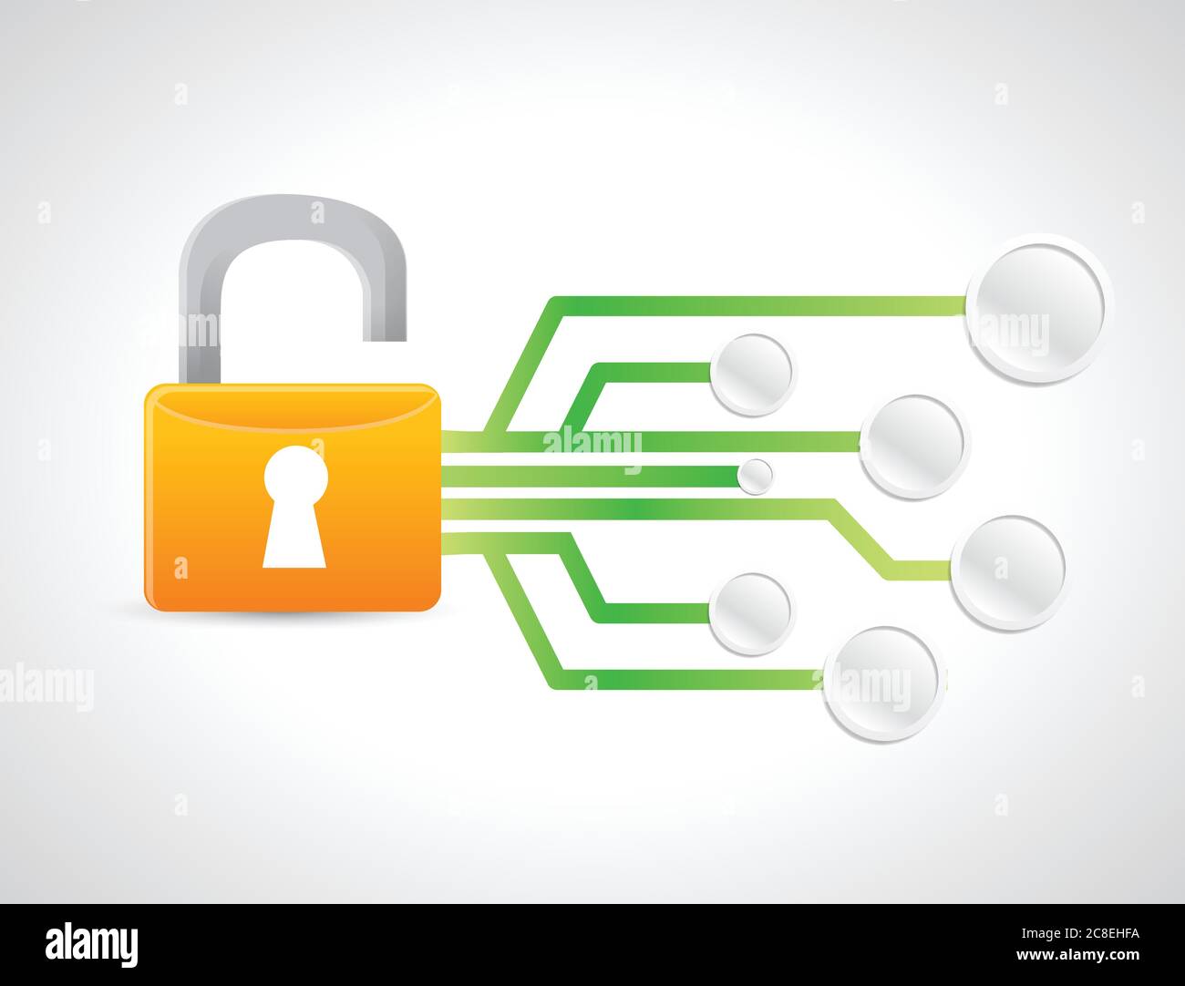 Unsecured vector vectors hi-res stock photography and images - Alamy