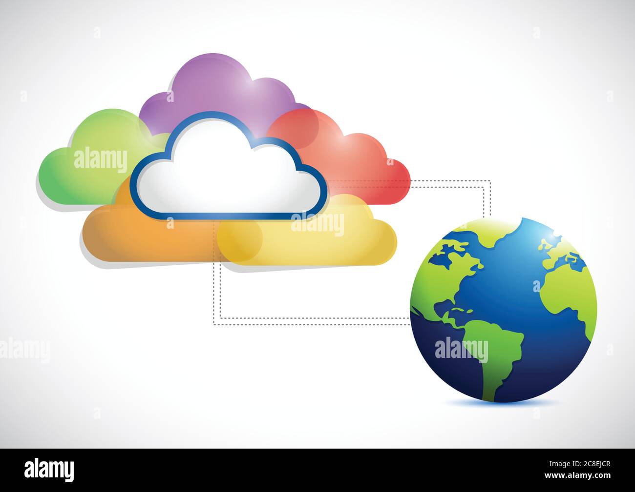 Social cloud computing text Stock Vector Images - Alamy