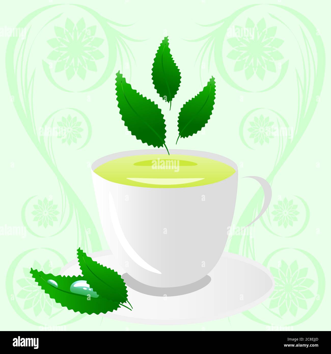 Tea vector vectors hi-res stock photography and images - Alamy