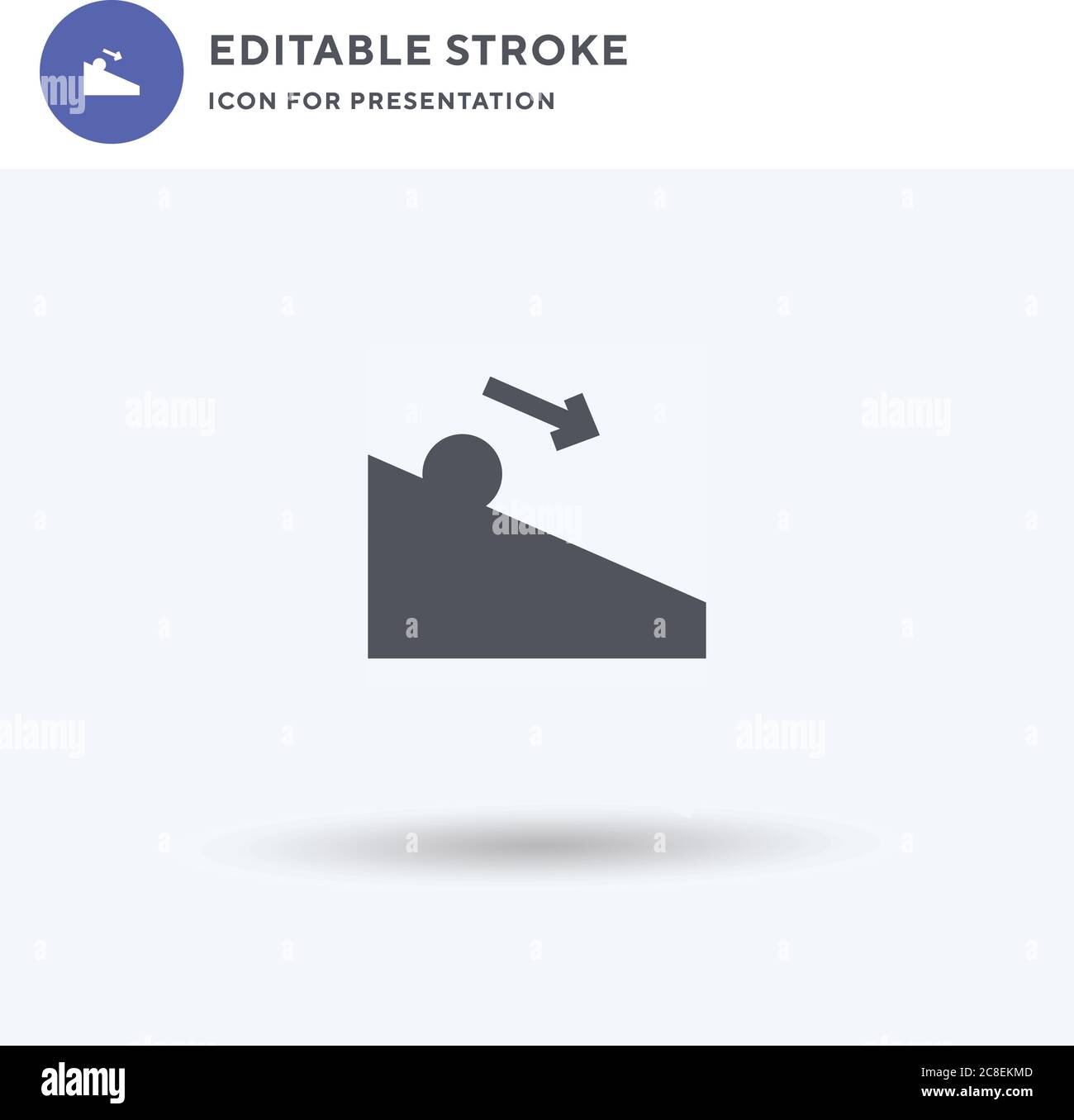 Acceleration icon vector, filled flat sign, solid pictogram isolated on ...