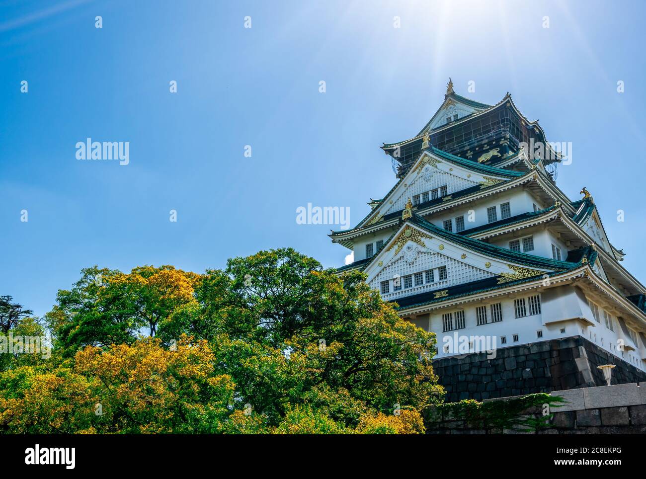 Beautiful castle landscape asia hi-res stock photography and images - Alamy